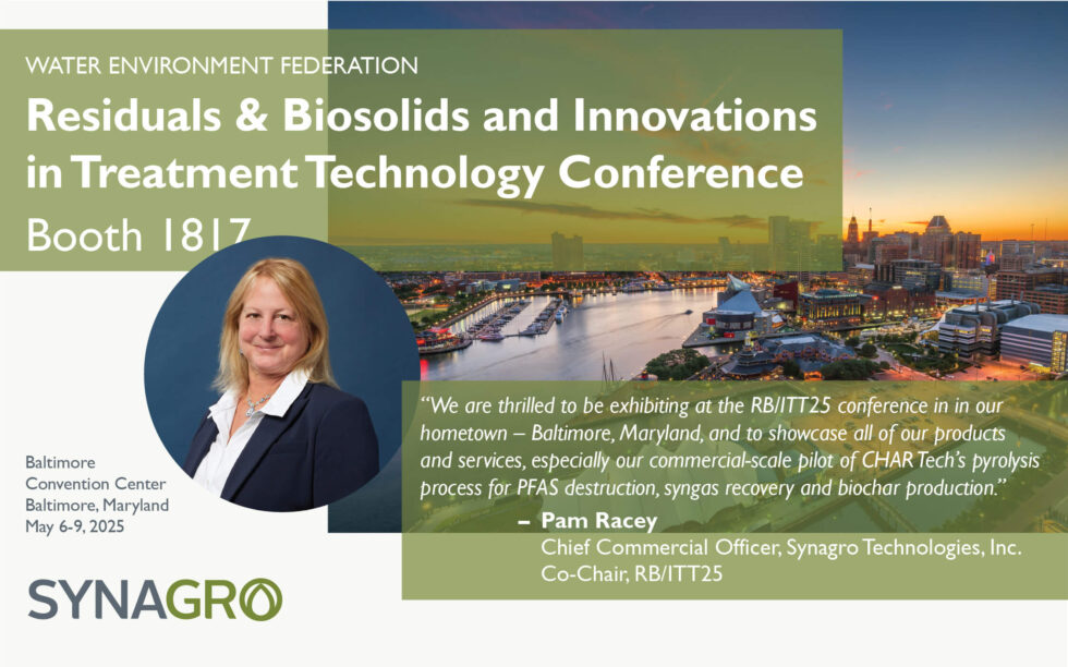Synagro to Highlight Products and Services at WEF Residuals & Biosolids ...
