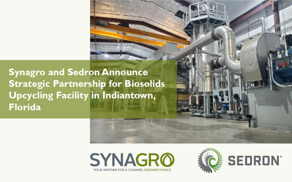 Synagro and Sedron Announce Strategic Partnership for Biosolids ...